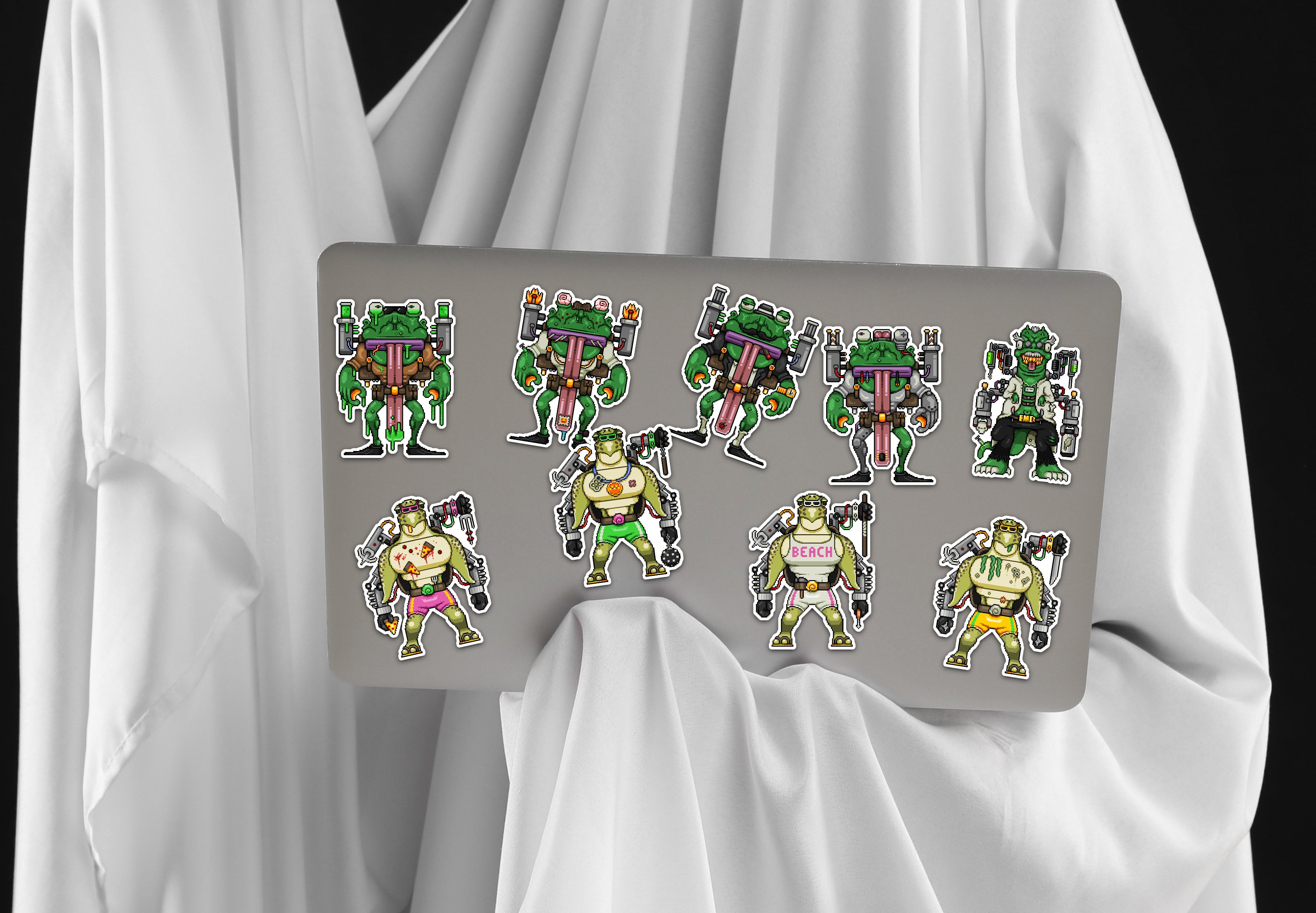 Slime Beast Sticker Set 1 - Mutated Nostalgia Pack – Flairy Poppins ...
